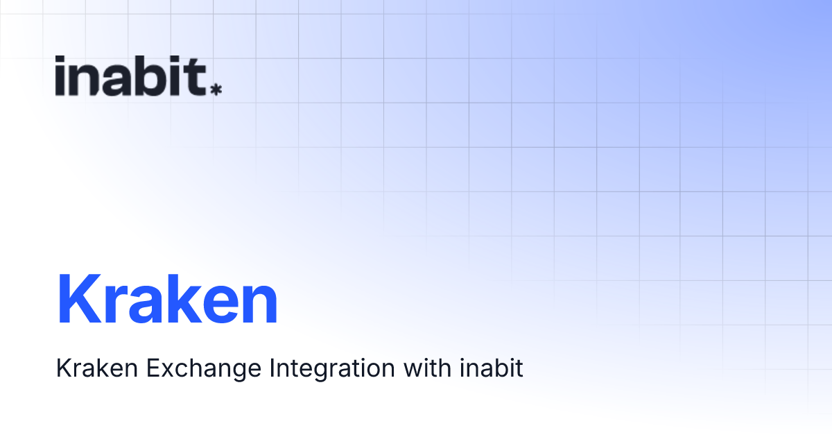 Kraken | API Reference | inabit API Docs