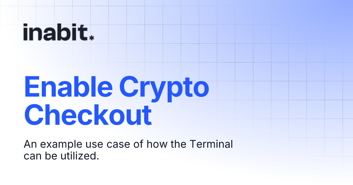 Point-of-Sale for Merchants | inabit API Docs