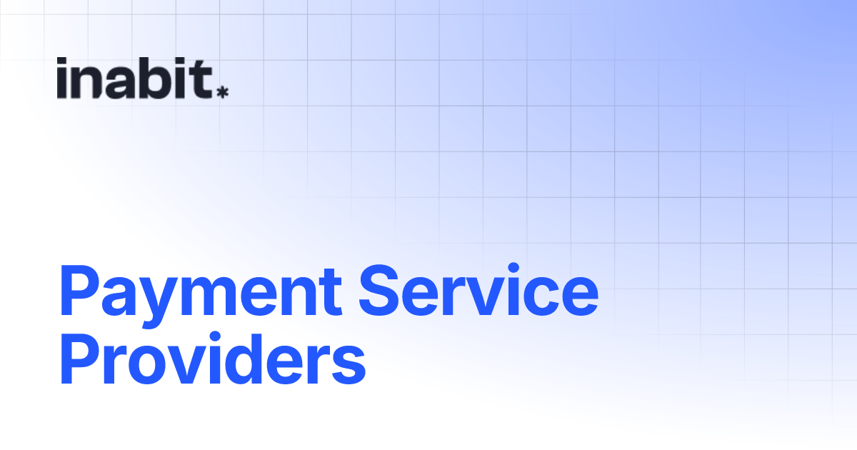 Payment Service Providers | inabit API Docs