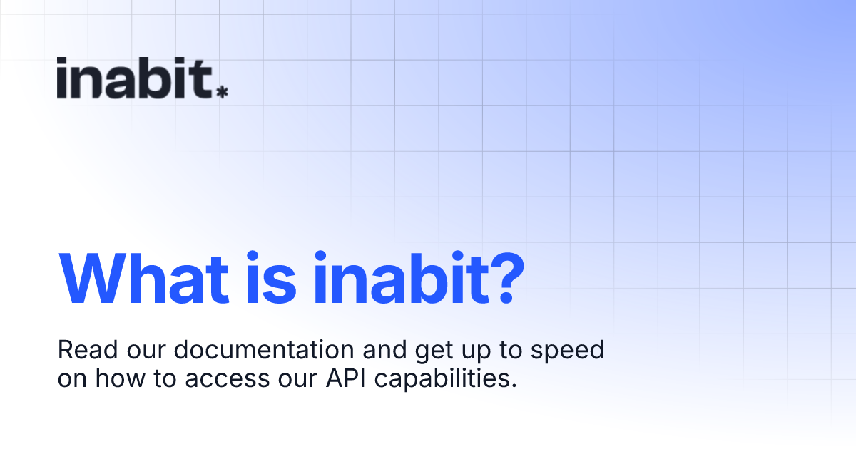 What is inabit? | inabit API Docs